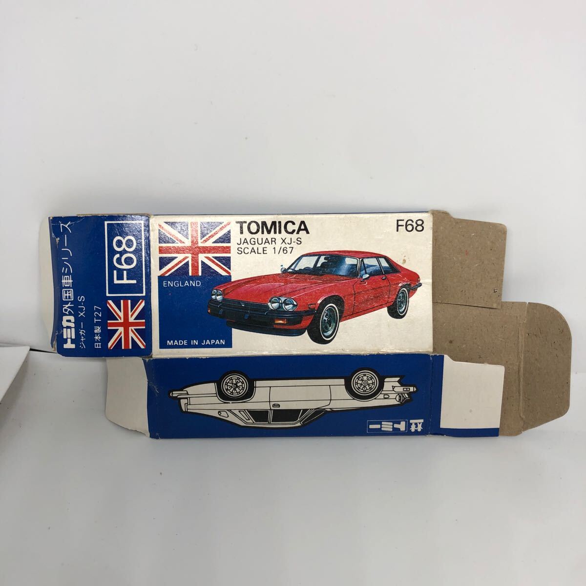 Yahoo!オークション - トミカ 日本製 青箱 空箱 F68 ジャガー XJ-S 当...