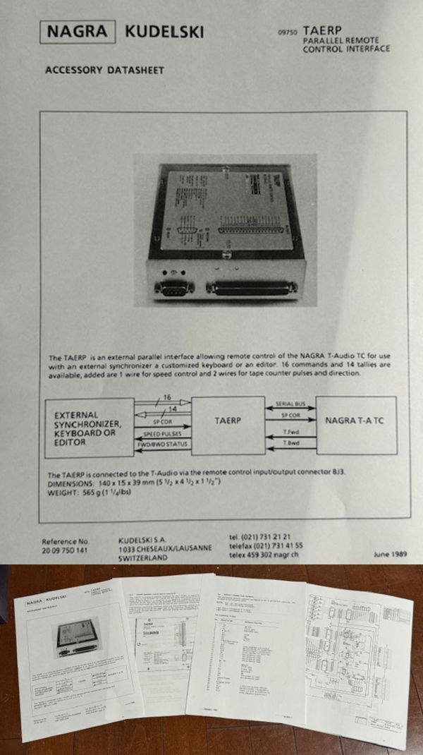 Yahoo!オークション - NAGRA TAERP T-AUDIO用 パラレルリモートインタ...