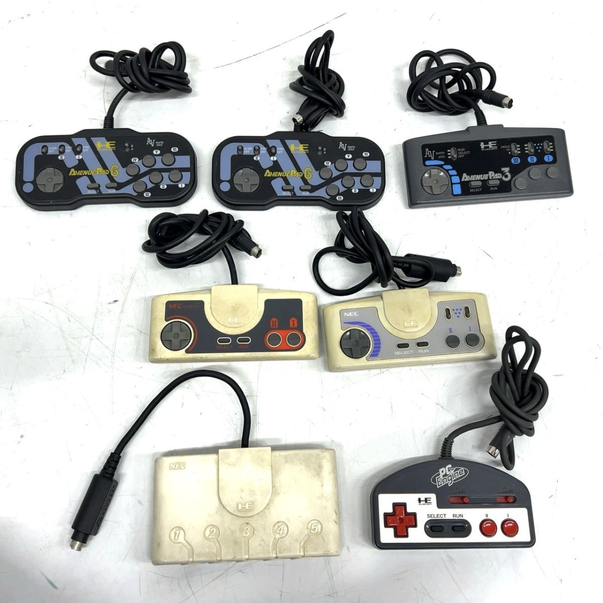 Yahoo!オークション - Z163-W13-1638 PCエンジン コントローラー 7点 ...