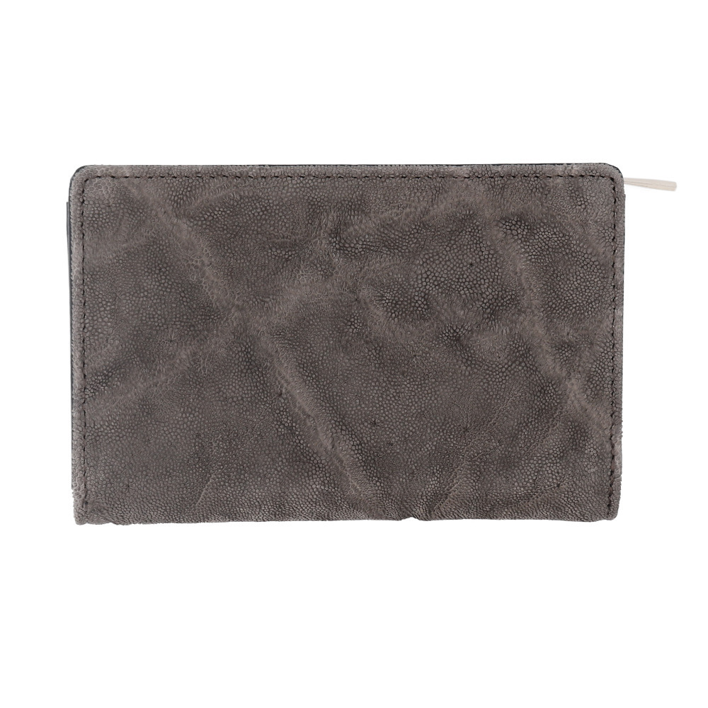 Yahoo!オークション - グレー ZOO ZMW-020 象革 財布 財布 メンズ 二...