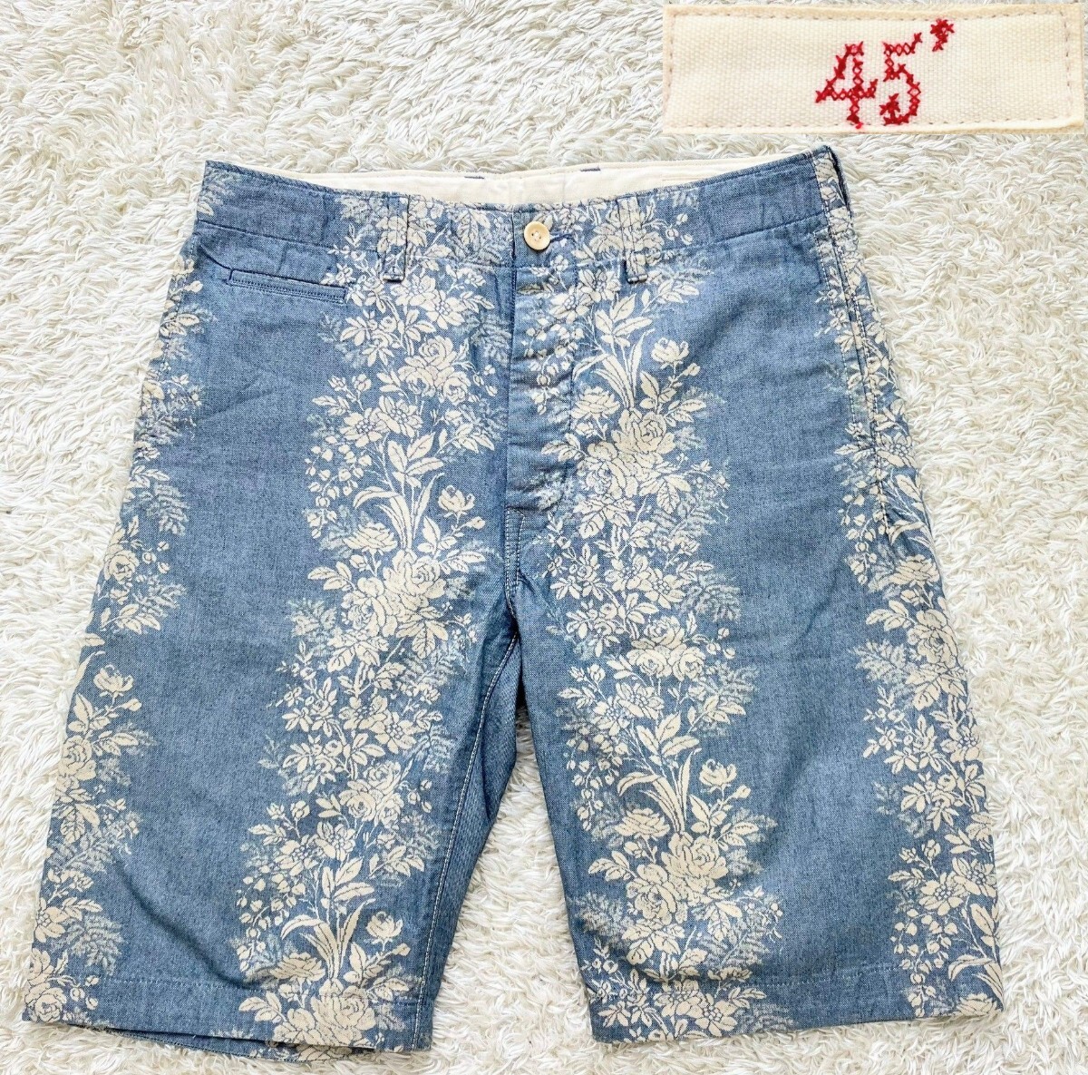 Yahoo!オークション - 【花柄 】サイズ4(W84) 45rpm ハーフパンツ/ショ...