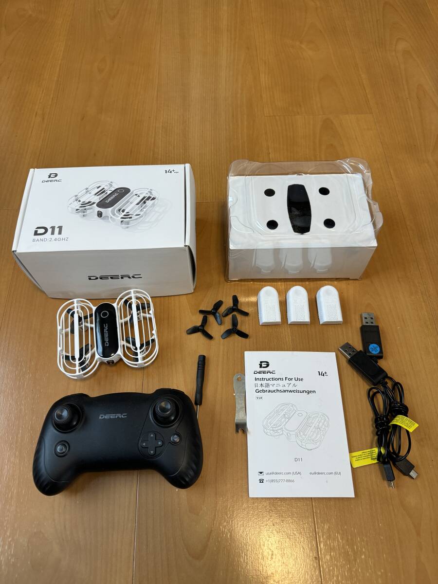 Yahoo!オークション - ドローン 100g未満 DEERC トイドローン D11 ホワ...