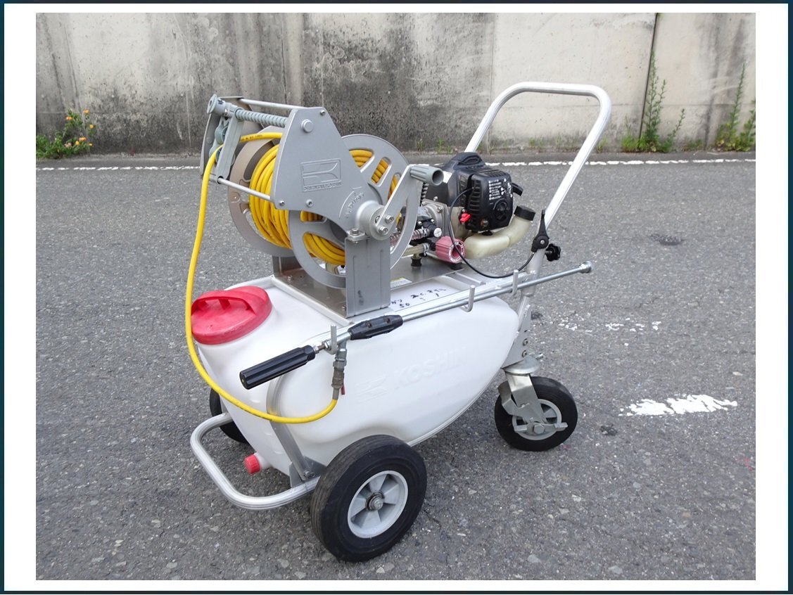 Yahoo!オークション - KOSHIN 工進 エンジン式小型動噴 ES-50T AAA-0 2...