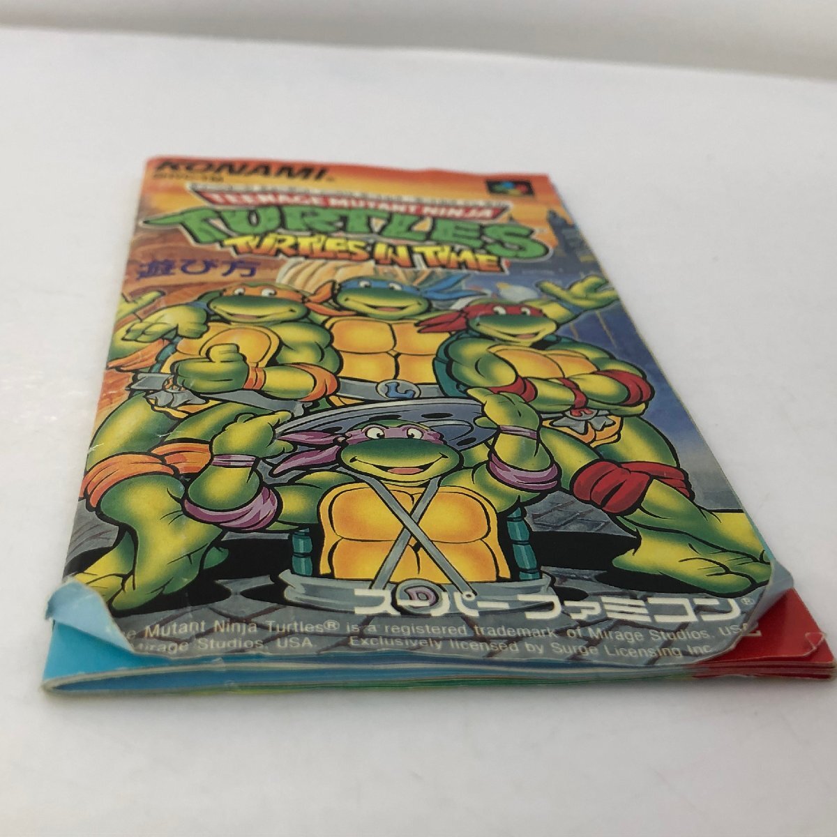 日本代購代標第一品牌【樂淘letao】－SFC 「ティーンエイジ ミュータント ニンジャタートルズ タートルズ イン タイム」 スーパーファミコン ソフト