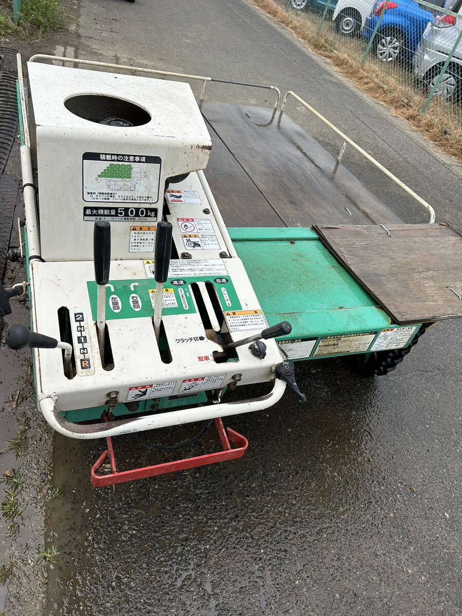 Yahoo!オークション - アテックス 高床作業車 運搬車 XGH500 L クロー...