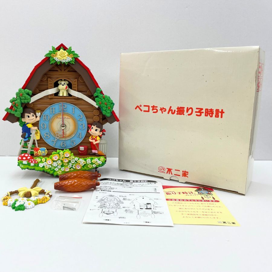 Yahoo!オークション - N109[08]A52(掛け時計)美品/不二家/ペコちゃん ...