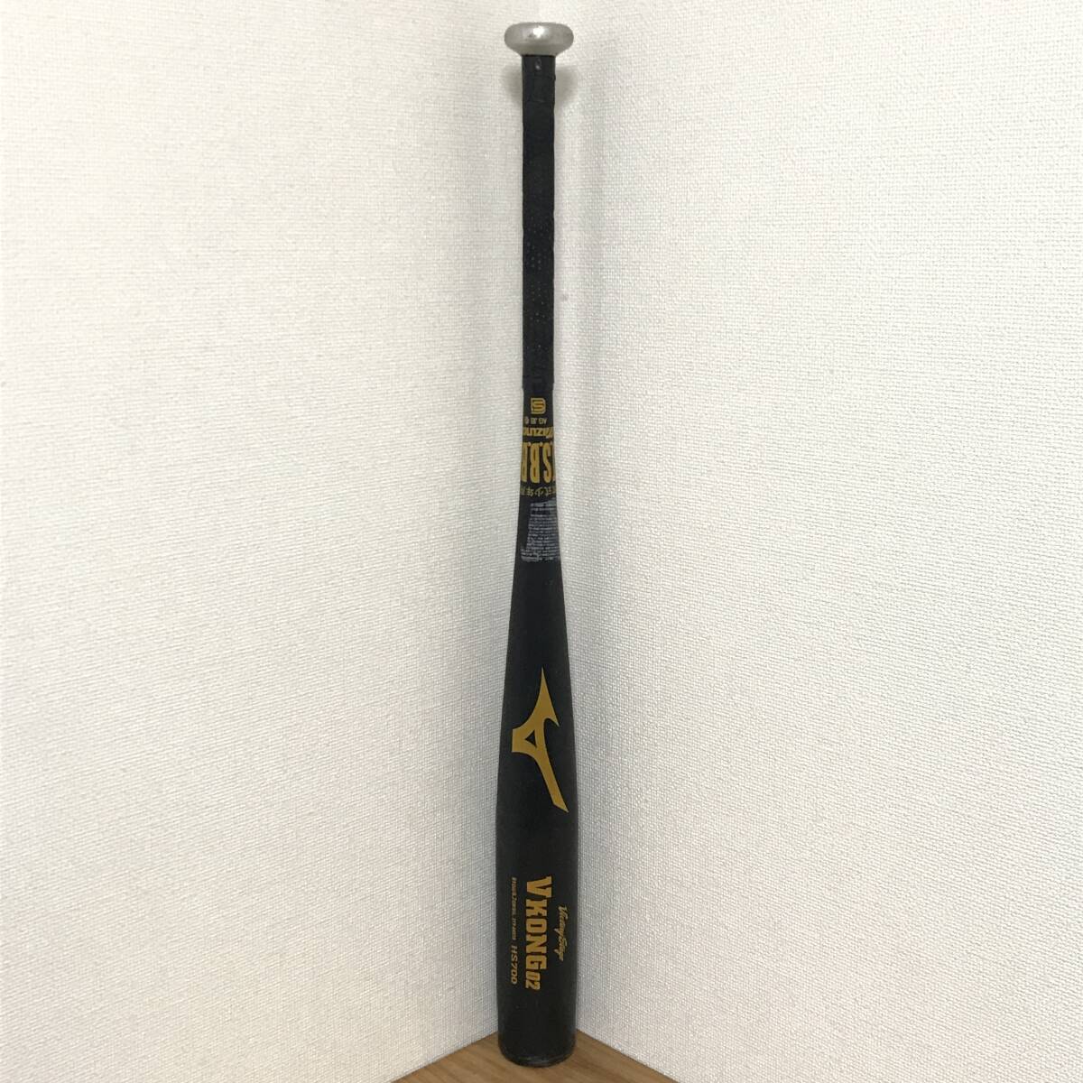 Yahoo!オークション - 少年軟式用 ミズノ Vコング02 81cm 620g 金属バ...