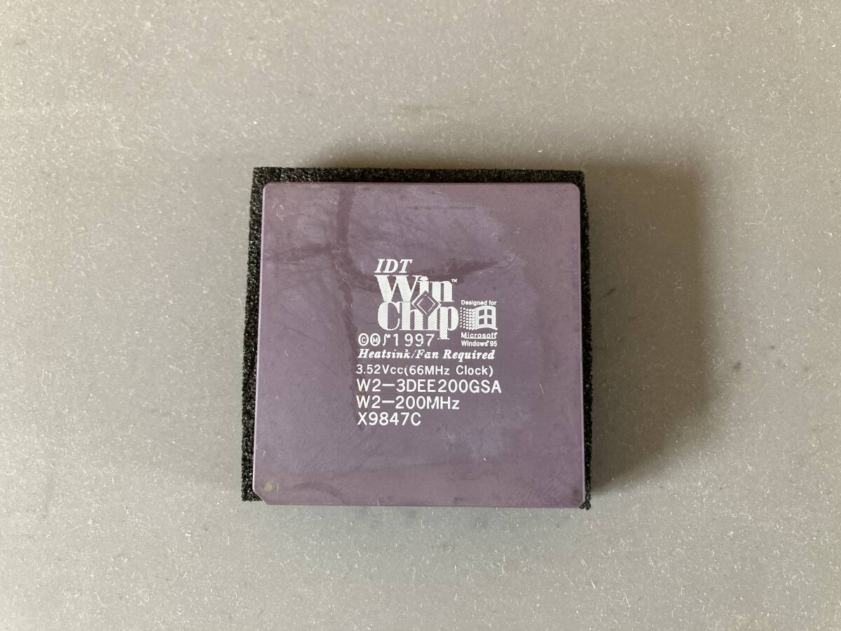 IDT WinChip2 W2-3DEE200GSA PC起動確認済(PC-98)｜売買されたオークション情報、yahooの商品情報をアーカイブ公開 - オークファン（aucfan.com）