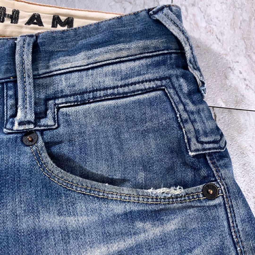 DENHAM デンハム SKIN ストレッチ スキニー ジーンズ デニム W27 DENHAM デンハム SKIN ストレッチ スキニー ジーンズ デニム W27