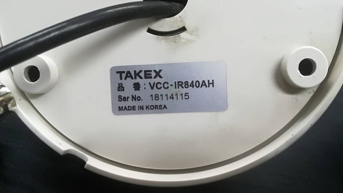 Yahoo!オークション - 【動作品/2個セット】TAKEX VCC-IR840AH 屋内用 ...