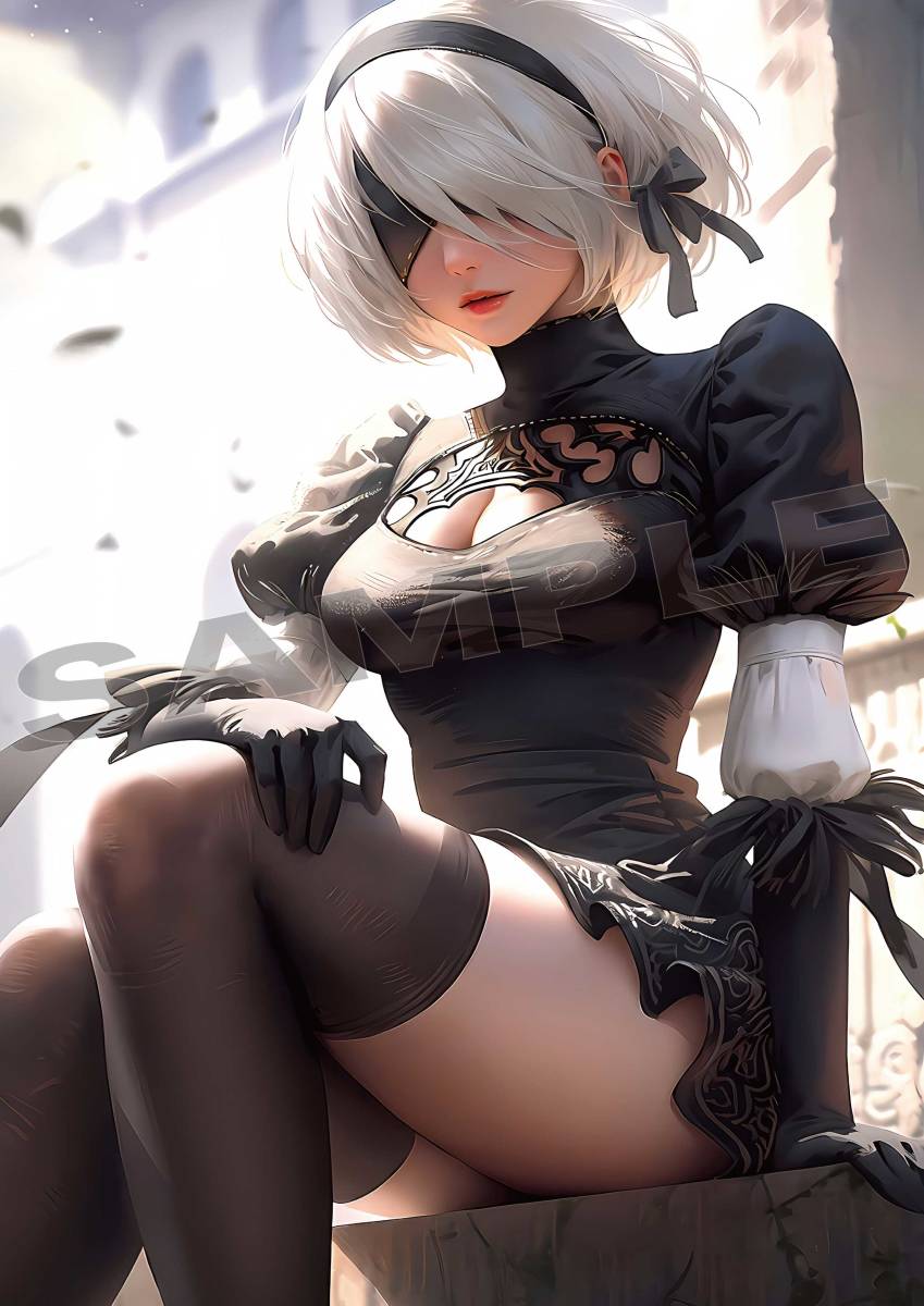 Yahoo!オークション - ATKK250 2B NieR Automata A4 アート ポスター ...