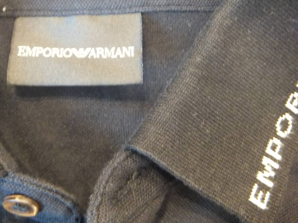 EMPORIO ARMANI(エンポリオアルマーニ) 襟ロゴ 半袖ポロシャツ EMPORIO ARMANI(エンポリオアルマーニ) 襟ロゴ 半袖ポロシャツ