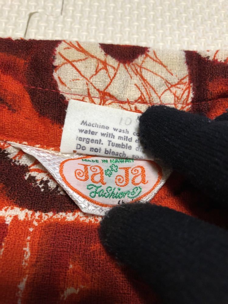 Yahoo!オークション - JaJa 60's 70's ハワイ製 半袖シャツ アロハシャ...