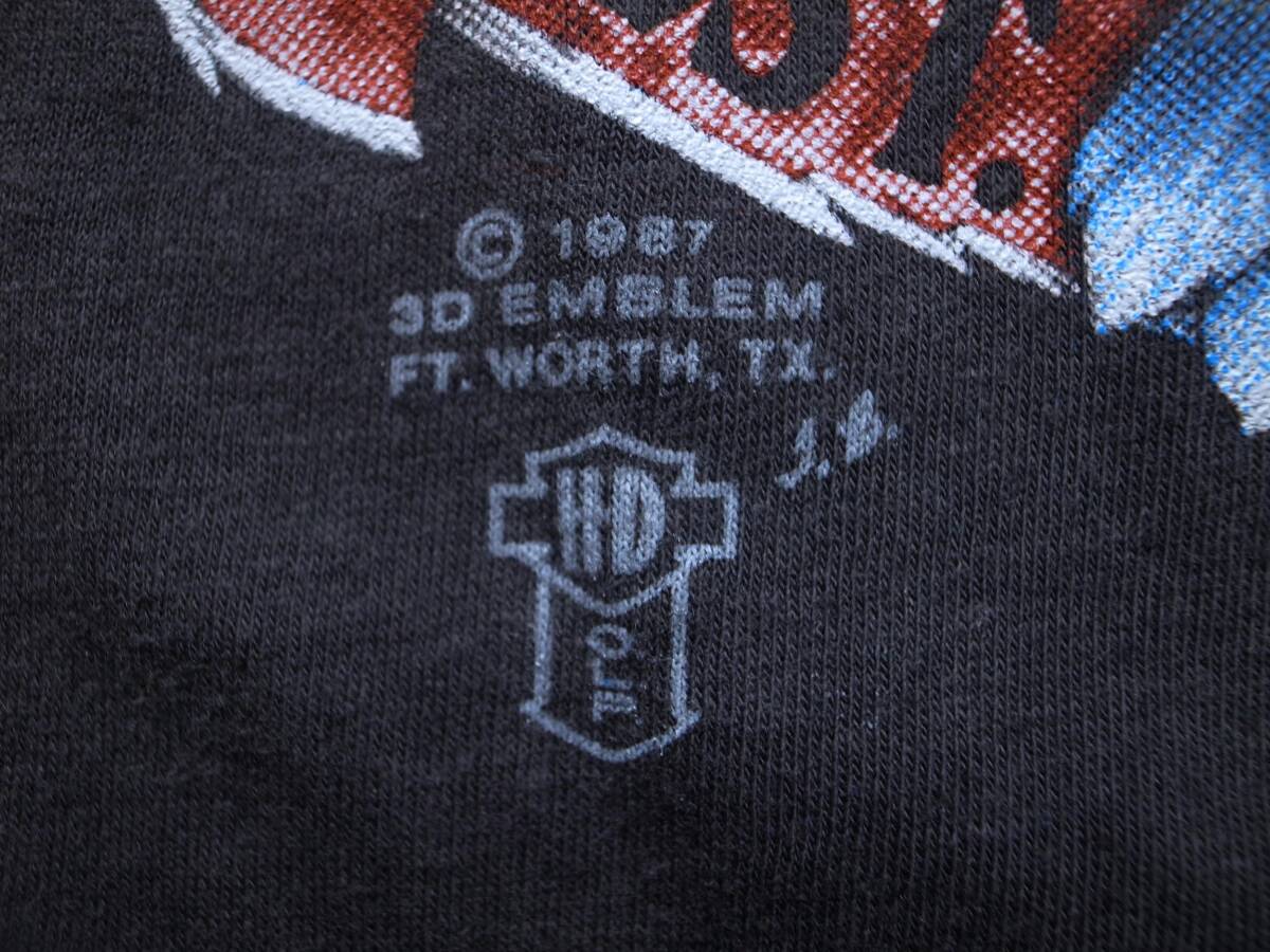 80's HARLEY DAVIDSON ハーレーダビッドソン 3D EMBLEM タグ 80's HARLEY DAVIDSON ハーレーダビッドソン 3D EMBLEM タグ