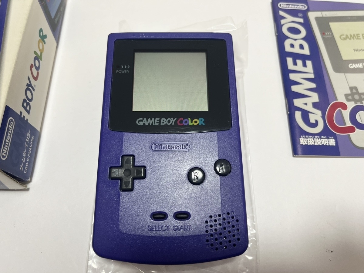 Yahoo!オークション - 【GBC】ゲームボーイカラー 本体 パープル