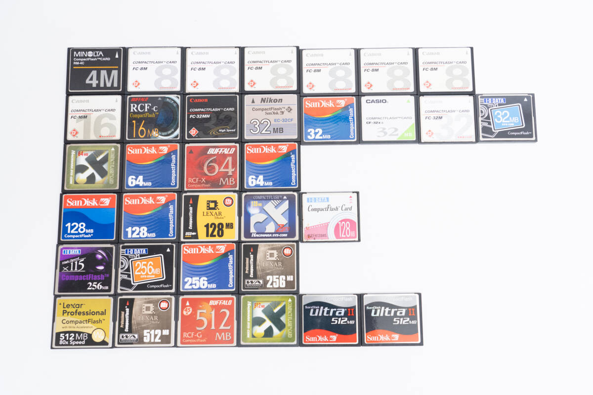 Yahoo!オークション - #130c 低容量 CFカード コンパクトフラッシュ 34...