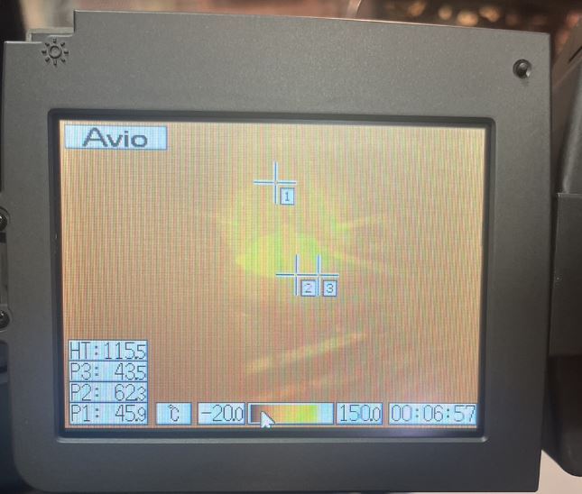 Yahoo!オークション - 日本アビオニクス AVIO 赤外線サーモグラフィ TV...