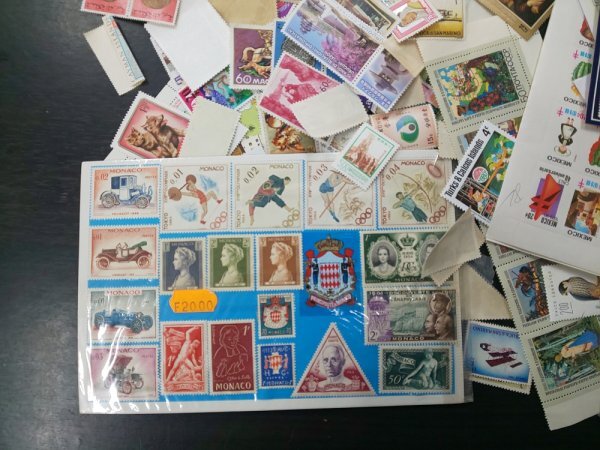 0602F09 外国切手 使用済み 約251g インド カナダ ソ連 モナコなど *詳細は写真でご確認ください(中古)のヤフオク落札情報