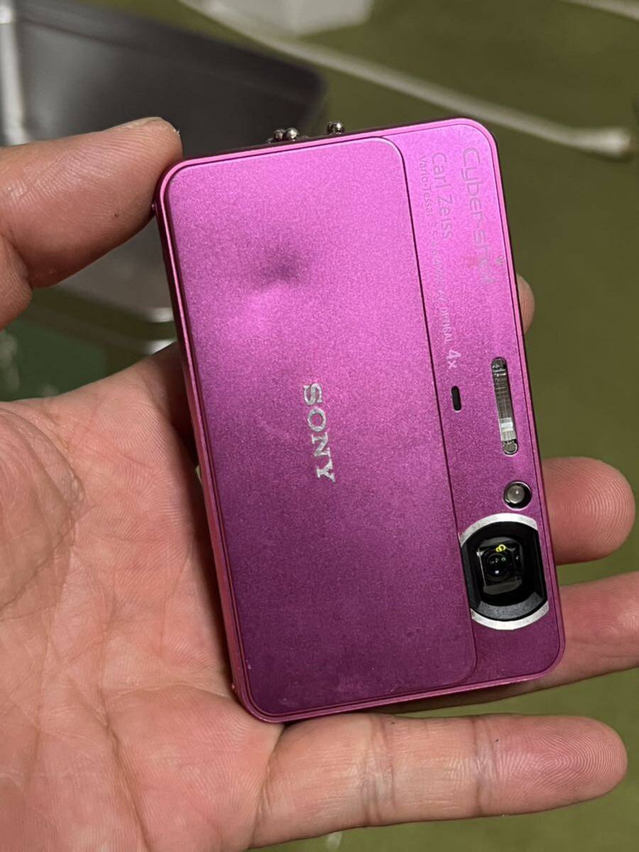 Yahoo!オークション - SONY ソニー Cyber-Shot DSC-T99 バッテリー＋SD...