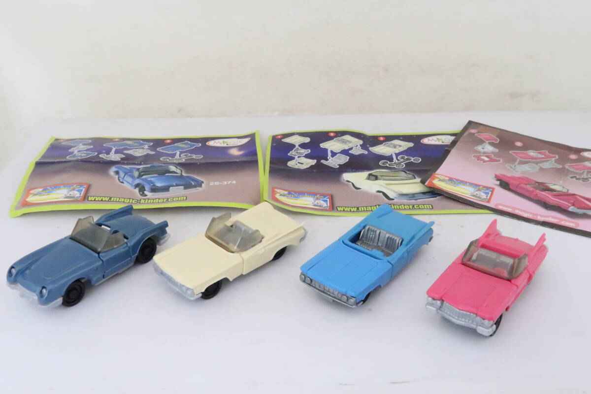 Yahoo!オークション - Kinder オマケ物ミニカー corvette Cadillac他 4...