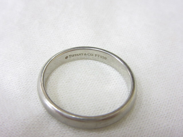 Yahoo!オークション - 6D193 TIFFANY&CO. ティファニー PT950刻印 プラ...