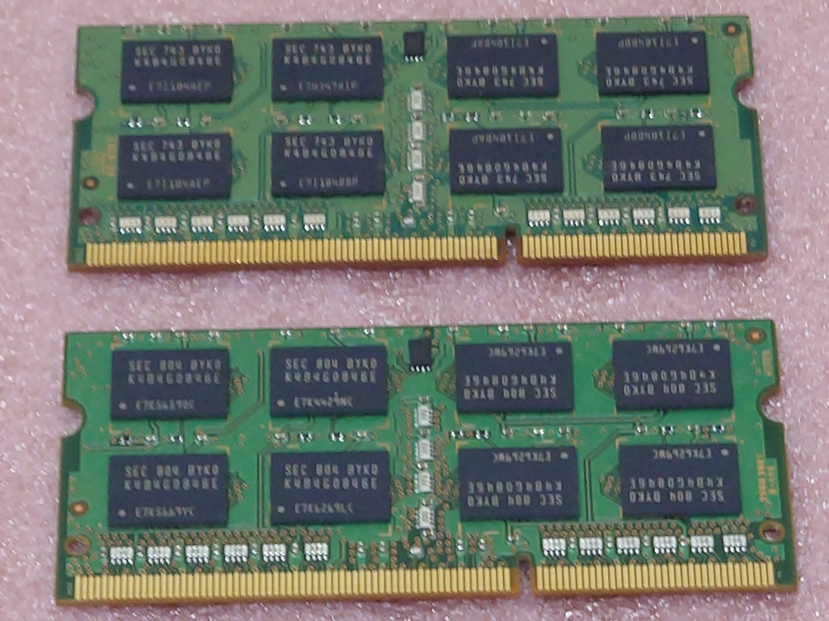 Yahoo オークション Samsung M471b1g73eb0 Yk0 2枚セット Pc3l 12
