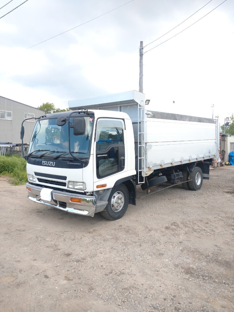 Yahoo!オークション - H15年いすゞフォワード4tファームダンプ 6MT[3ペ...