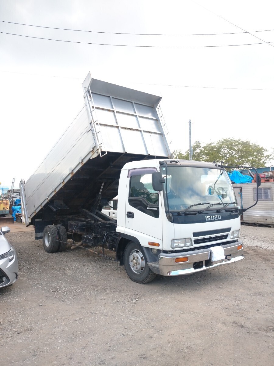Yahoo!オークション - H15年いすゞフォワード4tファームダンプ 6MT[3ペ...