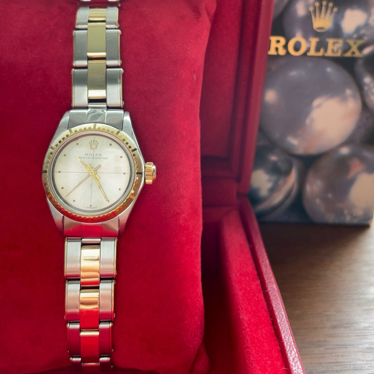 ROLEX オイスターパーペチュアル ゼファー YGコンビ 自動巻き ROLEX オイスターパーペチュアル ゼファー YGコンビ 自動巻き