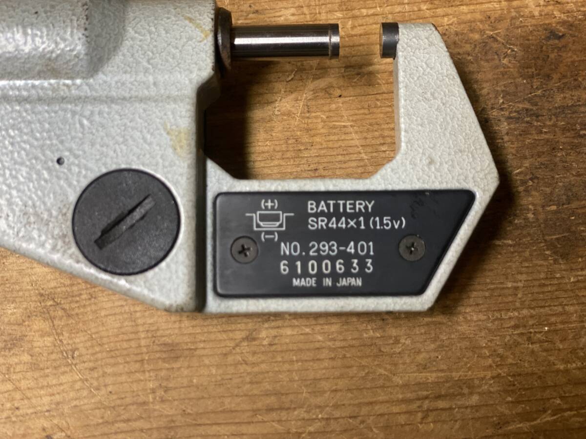 Yahoo!オークション - ミツトヨ デジタルマイクロメーター 293-401 測...