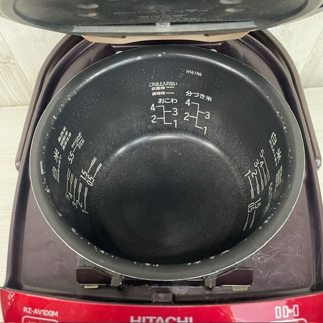 Yahoo!オークション - HITACHI 圧力IH炊飯器 RZ-AV100M 2018年製 HU28