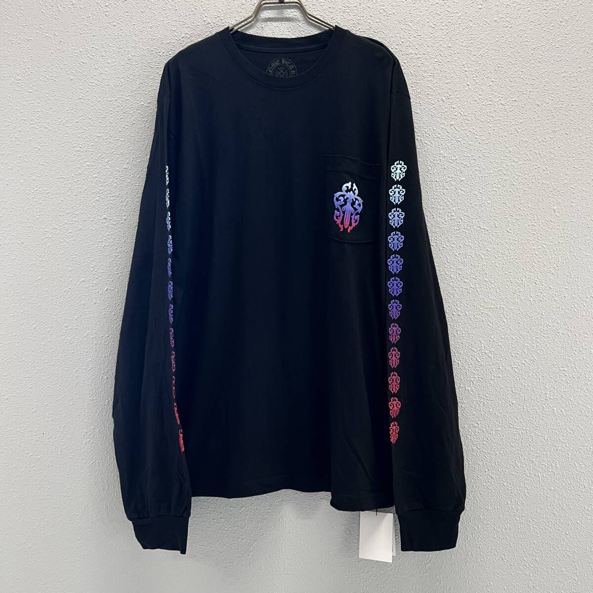 Chrome Hearts ハーフダガー ロンT ブラック - トップス Chrome Hearts ハーフダガー ロンT ブラック - トップス