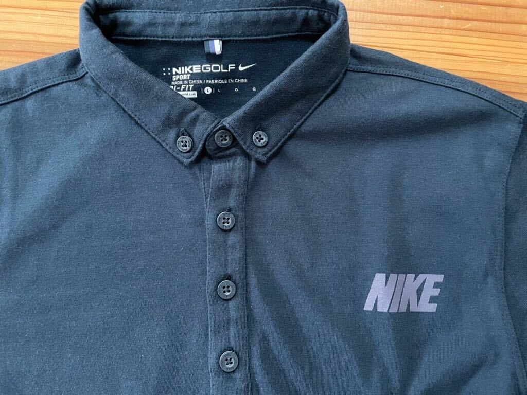 送料込み NIKE GOLF 長袖ポロシャツ Lサイズ ボタンダウン 送料込み NIKE GOLF 長袖ポロシャツ Lサイズ ボタンダウン