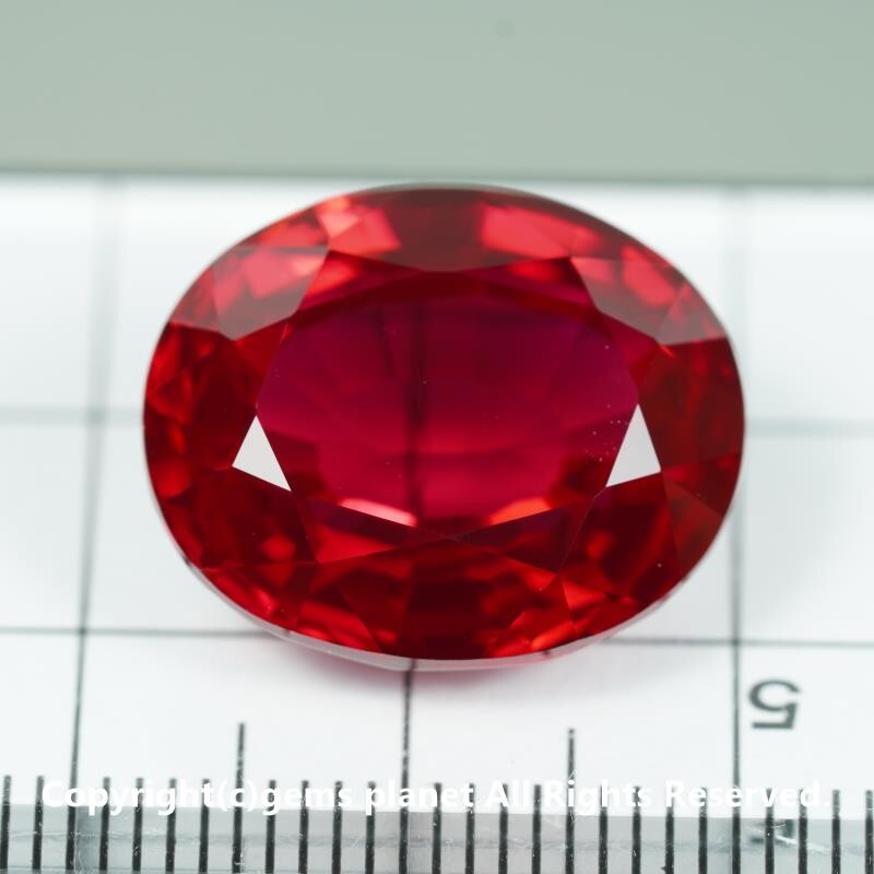 Yahoo!オークション - 23.66ct ピジョンブラッド 合成ルビー 351