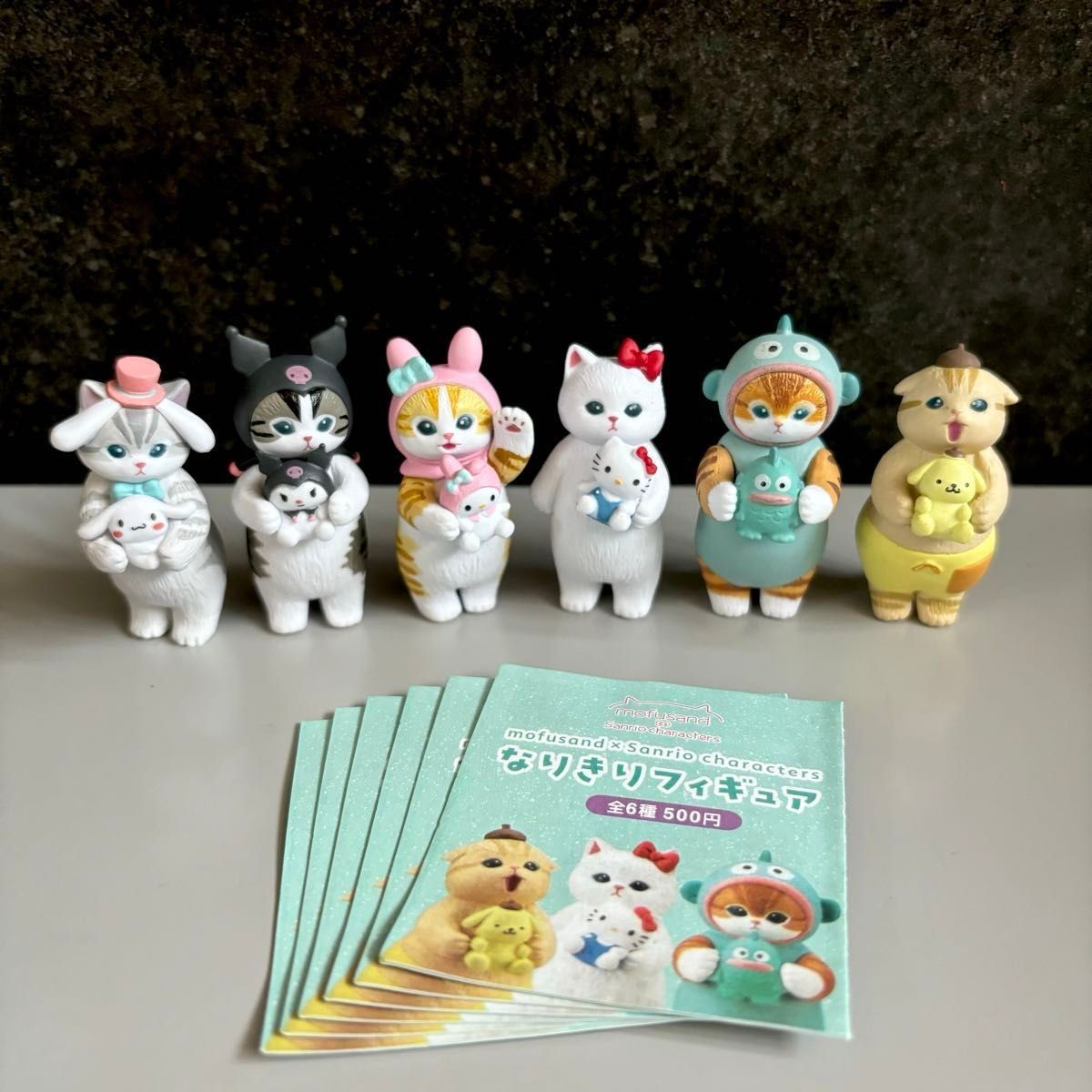 mofusand × サンリオキャラクターズ なりきりフィギュア 全6種 mofusand × サンリオキャラクターズ なりきりフィギュア 全6種