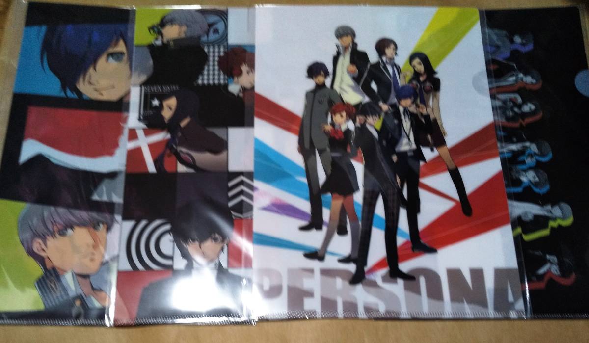 Yahoo!オークション - ペルソナ25周年記念 A4 クリアファイル× 全4種...