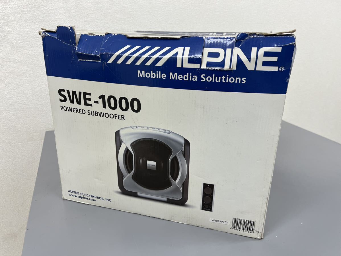 Yahoo!オークション - 良好 アルパイン SWE-1000 サブウーハー
