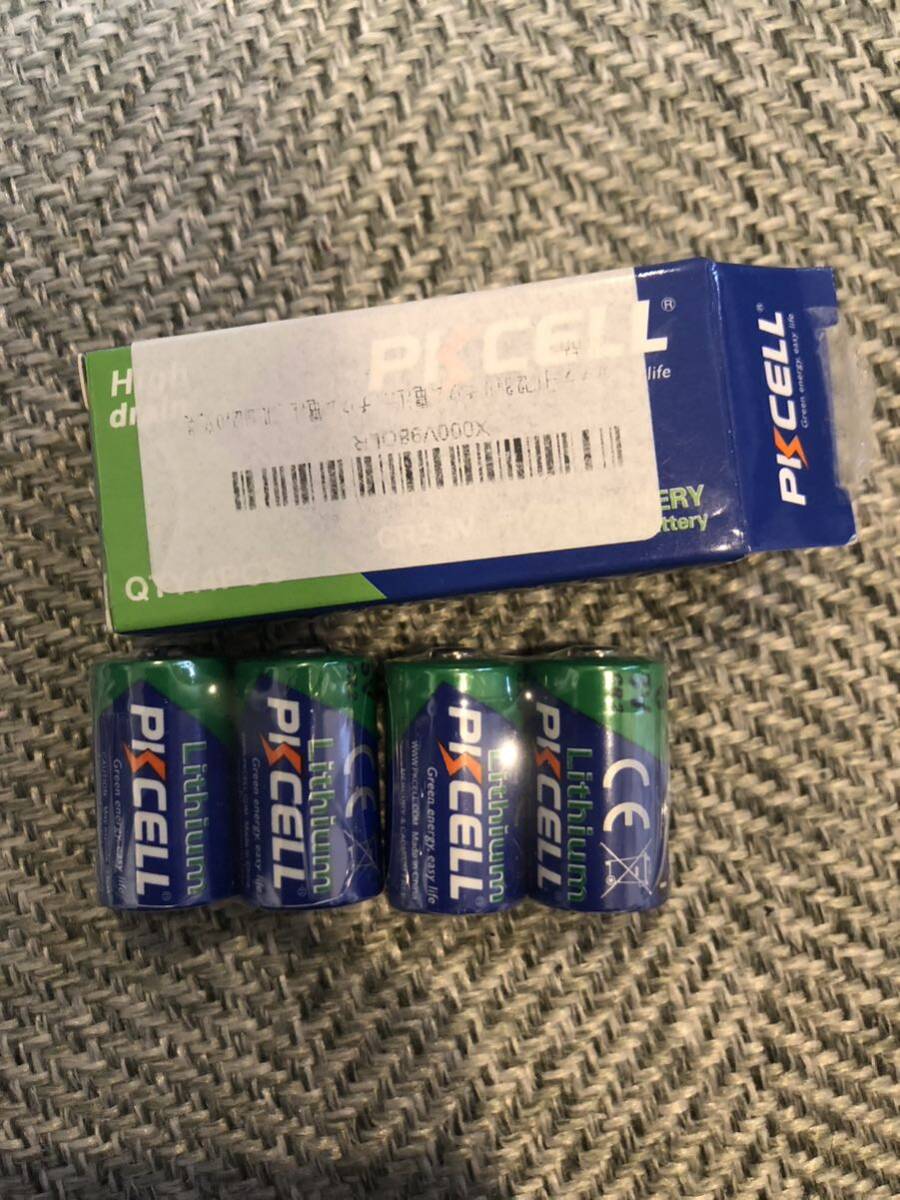 Yahoo!オークション - カメラ用 CR2 3vリチウム電池4個 PKCELL ハイパ...