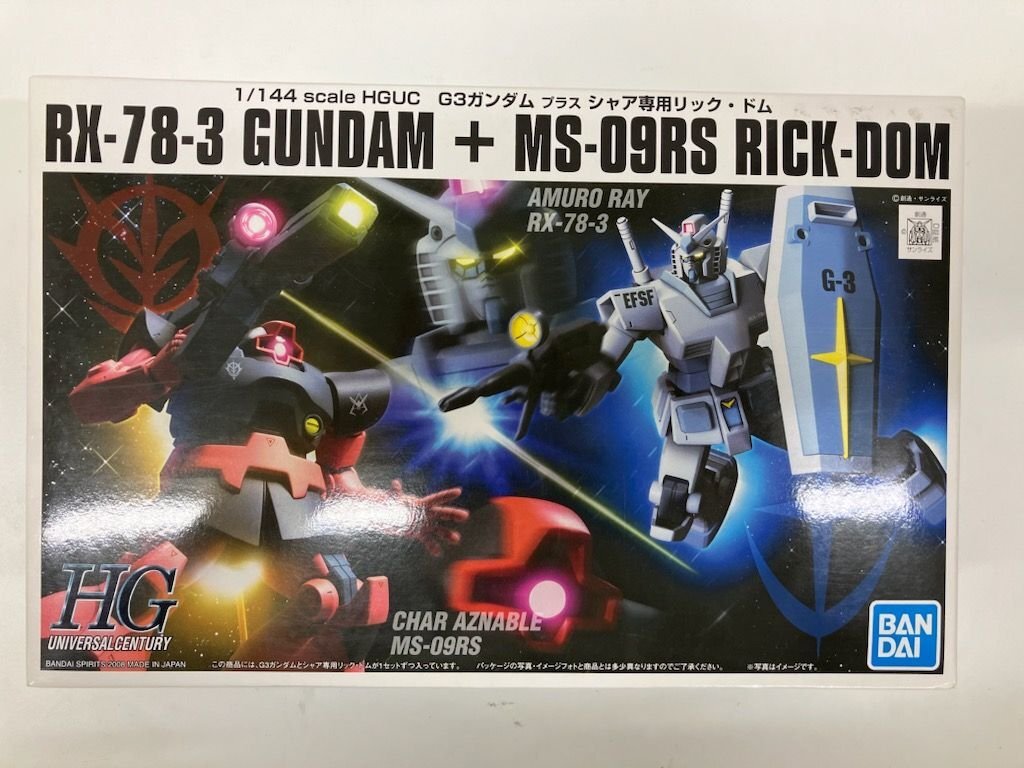 Yahoo!オークション - BANDAI 1/144 HGUC G-3ガンダム VS シャア専用リ...