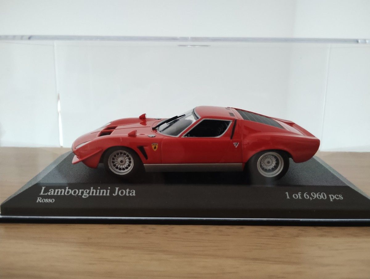 ランボルギーニ イオタ 1970 赤 ミニチャンプス ミニカー 1/43 ランボルギーニ イオタ 1970 赤 ミニチャンプス ミニカー 1/43