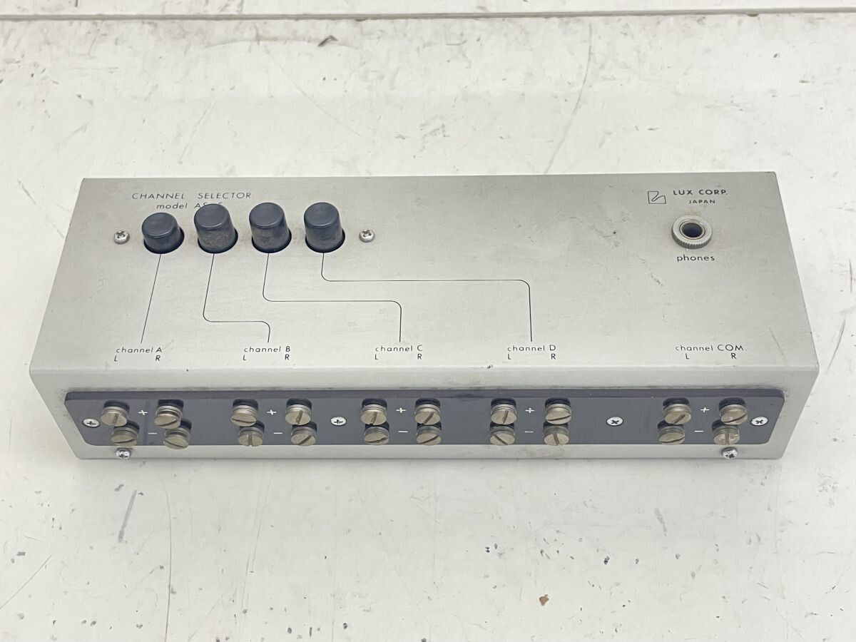 Yahoo!オークション - B394-S3-14572 LUXMAN ラックスマン CHANNEL SEL...