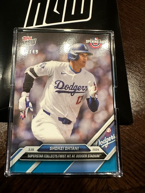 Yahoo!オークション - 【大谷翔平 限定レア】Topps Now Shohei Ohtani ...