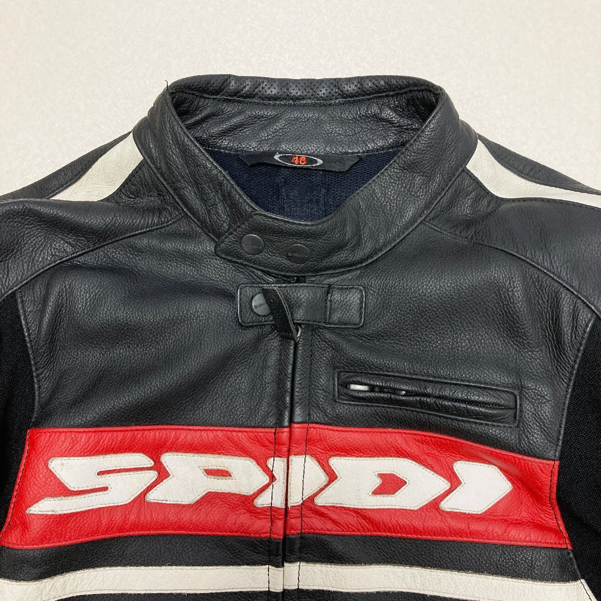 SPIDI スピーディー ライディングジャケット アウター バイクウェア シングル パッド取り外し可 ブラック サイズ48 メンズ 2.3kg(その他)｜売買されたオークション情報、yahoo ...