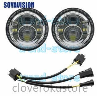 Yahoo!オークション - ツイン デュアル ヘッドライト ハーレー FXDF FX...