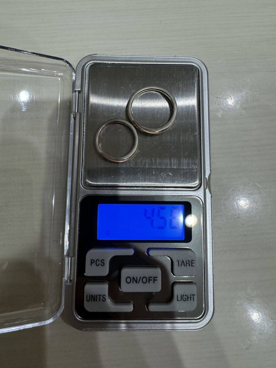 Yahoo!オークション - 4°C ペアリング 10K ＋ シルバー コンビ 4.58g