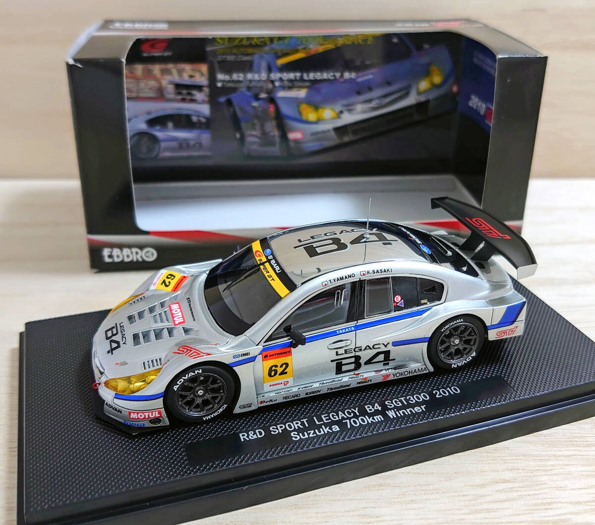 Yahoo!オークション - 未展示 EBBRO『1/43 R＆D SPORT LEGACY B4 SUZUK...