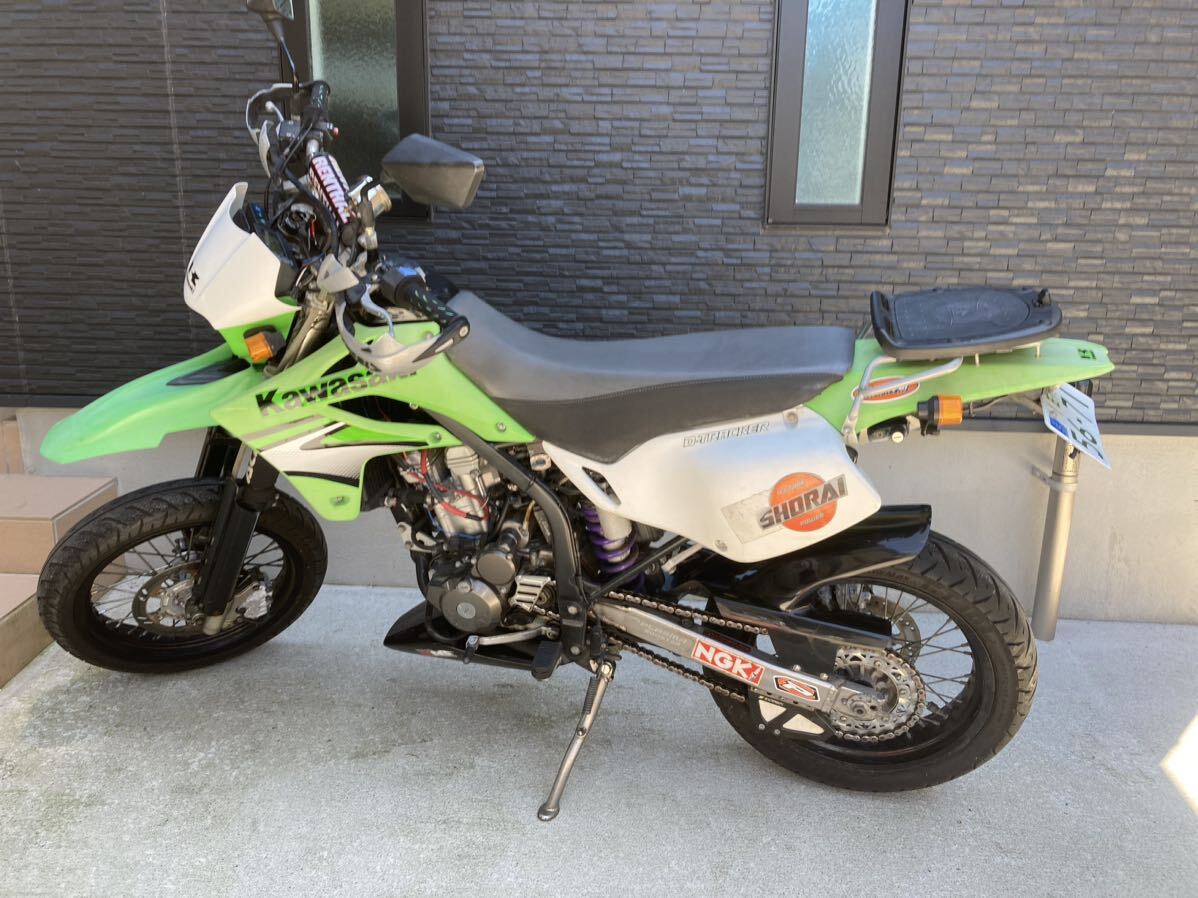 Yahoo!オークション - Dトラッカー250 5000km 検)klx 250sb kdx