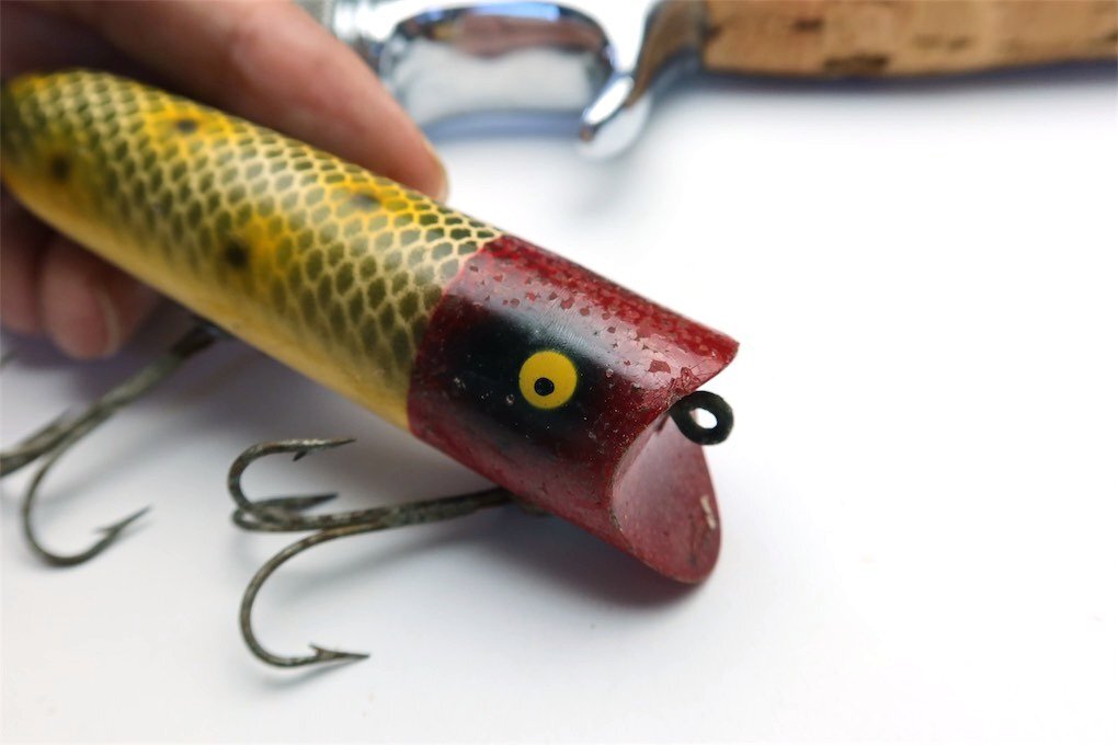 日本代購代標第一品牌【樂淘letao】－1st モデル! 最初期 HEDDON LUCKY 13 SPOOK 黄目 検) 道楽 ハトリーズ BALSA50 ZEAL ザウルス ABU UMCO ...