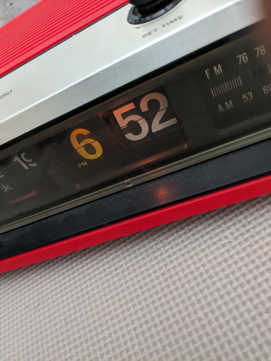 Yahoo!オークション - National RC-704 CLOCK RADIO パタパタ時計 ナシ...
