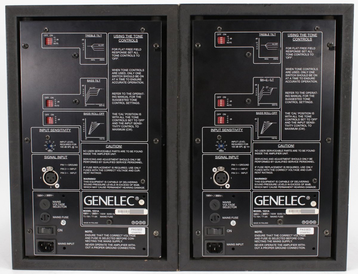 Yahoo!オークション - GENELEC / 1031A パワードモニタースピーカー ペ...